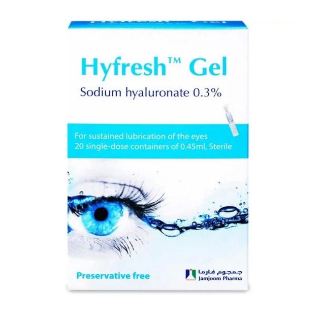Hyfresh Gel 0.3% Eye Drops 20 Pieces