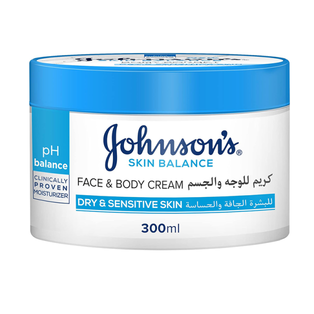 Johnson'S Skin Balance Face And Body Cream 300ML