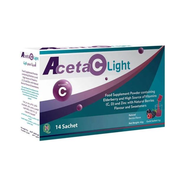 Aceta C Lite Vitamin C + Zinc 14 Sachets