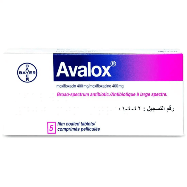 Avalox 400 mg 5 Tablets