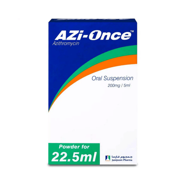 Azi-Once 200 mg / 5 ml Suspension 22.5 ml