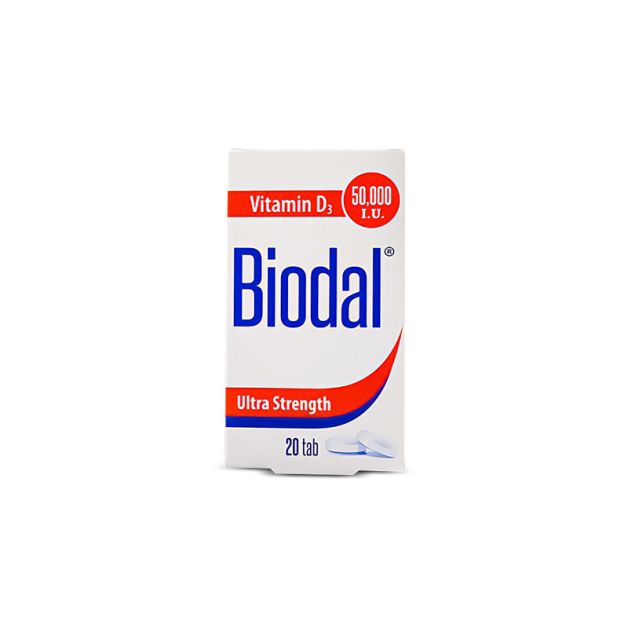 BIODAL 50000IU 20 TABLET