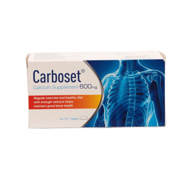 Carboset 600 mg 50 Tablets