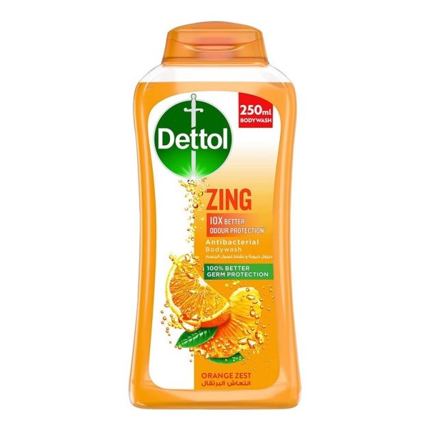Dettol Shower Gel Antiseptic Fresh With Lemon And Orange Blossom 250 ml