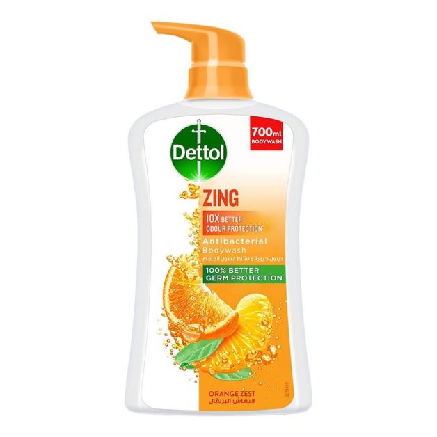Dettol Shower Gel Antiseptic Fresh With Lemon And Orange Blossom 700 ml