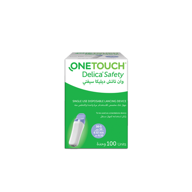 ONE TOUCH DELICA SAFETY LANCET 100