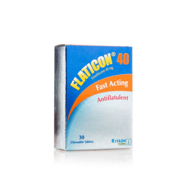 Flaticon 40 mg for relieve of gas and stomach pains.