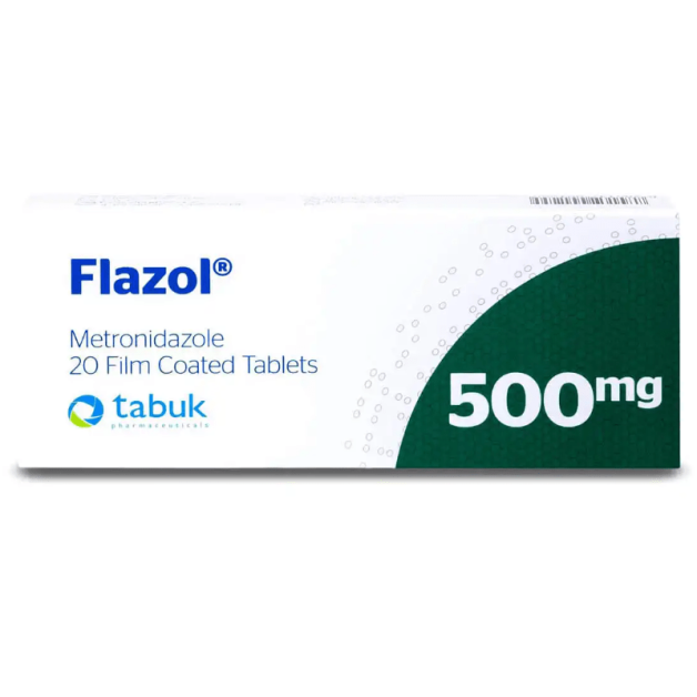 Flazol 500 mg 20 Tablets treat bacterial infections