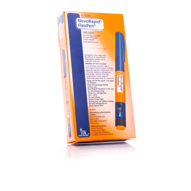 Novorapid Flexpen 100 U/ml 5X3 ml