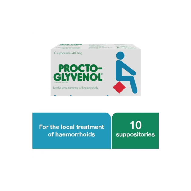صيدلية المتحدة l بروكتو جليفنول 10 تحاميل لعلاج أعراض البواسير.