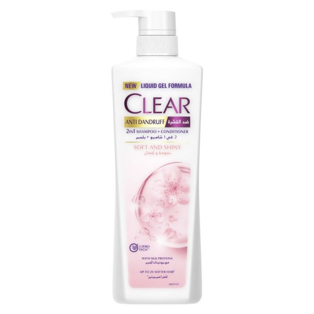 CLEAR SHAMPOO 2X1 SOFT & SHINY 700ml