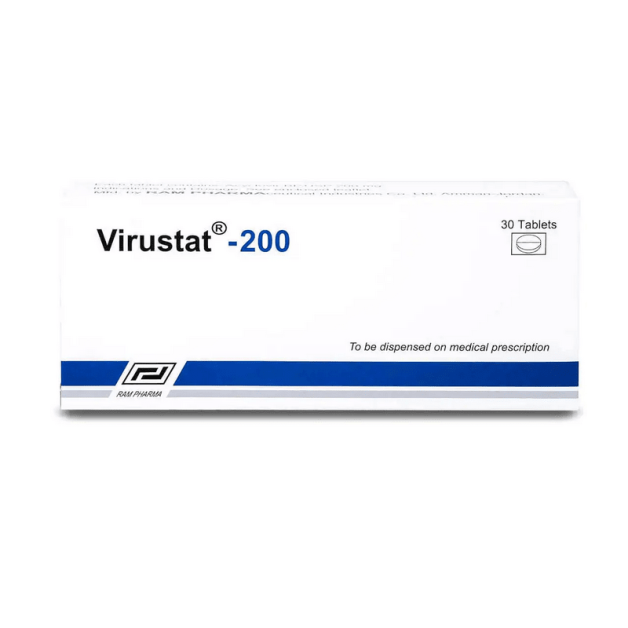 Virustat 200 Mg 30 Tablets