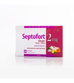 SEPTOFORT 2 MG 24 LOZENGES
