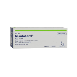 Insulatard 100 Iu / Ml Vial 10 Ml