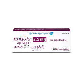 Eliquis 2.5 mg 60 Tablets