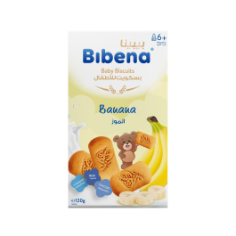 Bibena Baby Biscuits Banana 6+ 120 gram