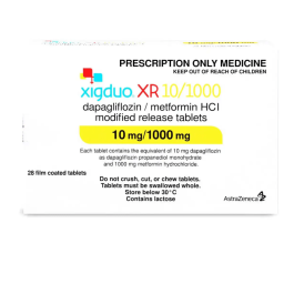 Xigduo Xr 10/1000 Mg 28 Tablets